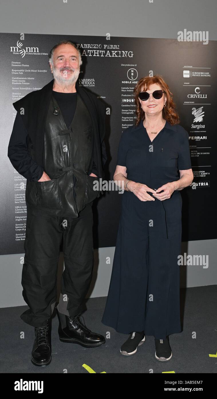 Milan, . 01st Apr, 2025. Milan, Italy BREATHTAKING installation ...