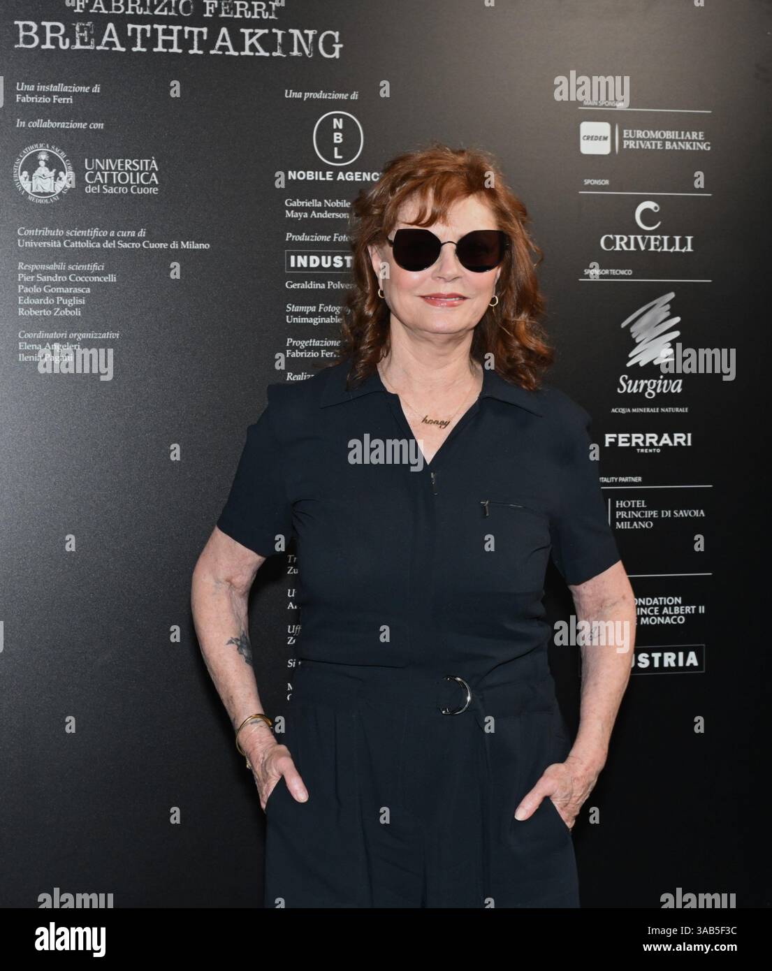 Milan, . 01st Apr, 2025. Milan, Italy BREATHTAKING installation ...