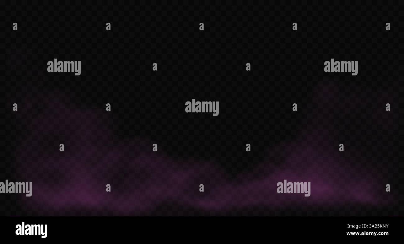 Magic purple colored smoke, powder. Vector illustration Stock Vector ...