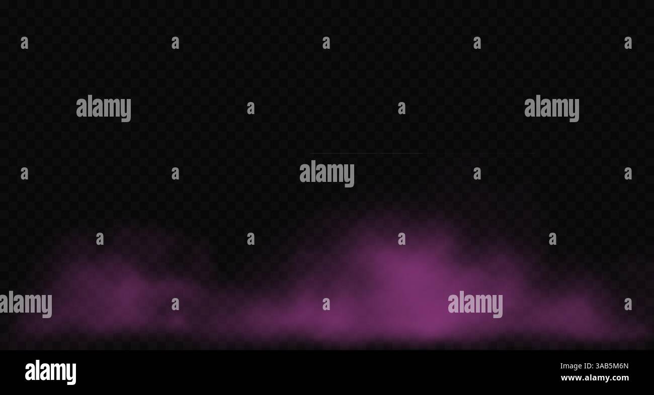 Magic purple colored smoke, powder. Vector illustration Stock Vector ...