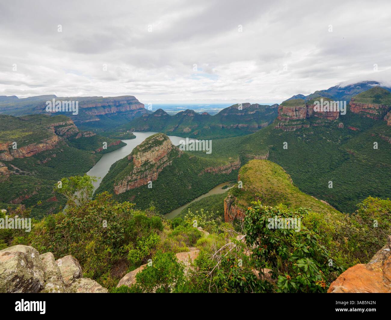 Three rondavels viewpoint, Mpumalanga, South Africa Stock Photo - Alamy