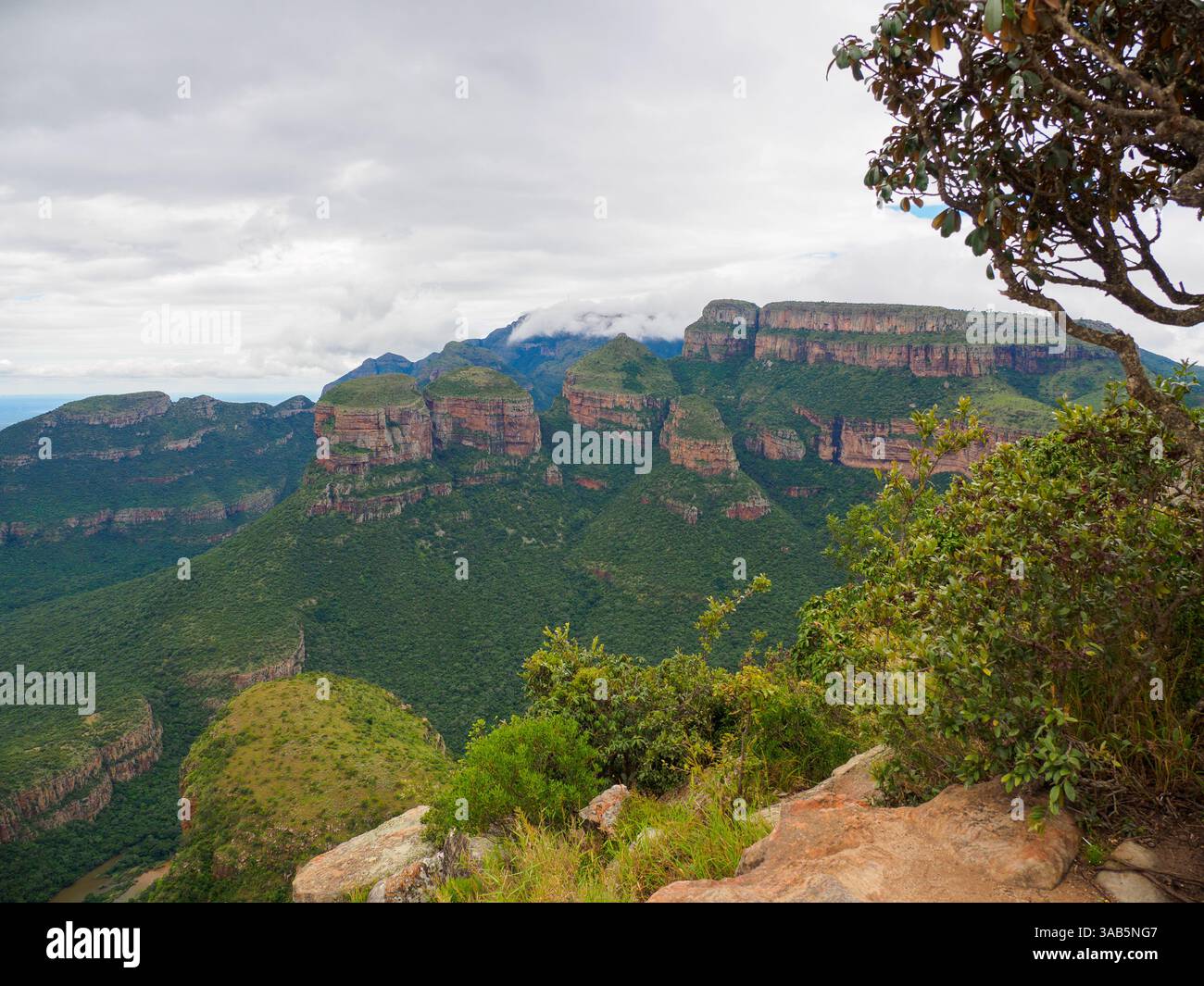 Three rondavels viewpoint, Mpumalanga, South Africa Stock Photo - Alamy