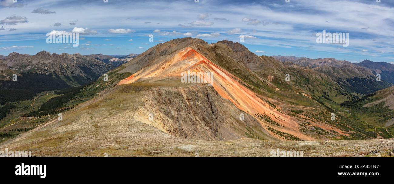 A sight to behold in the Sawatch range of Colorado. Red mountain ...
