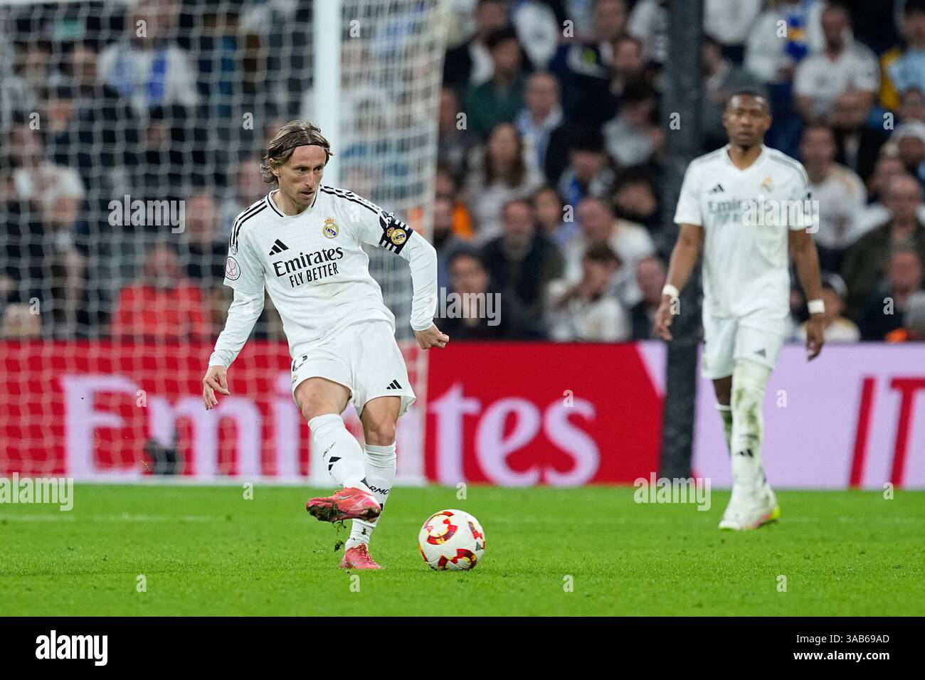 Luka Modric of Real Madrid in action during the Spanish Cup, Copa del ...