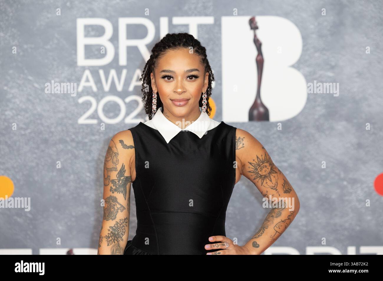 Celebs attend the Brit Awards 2025 at the 02 Arena Featuring: Yinka ...