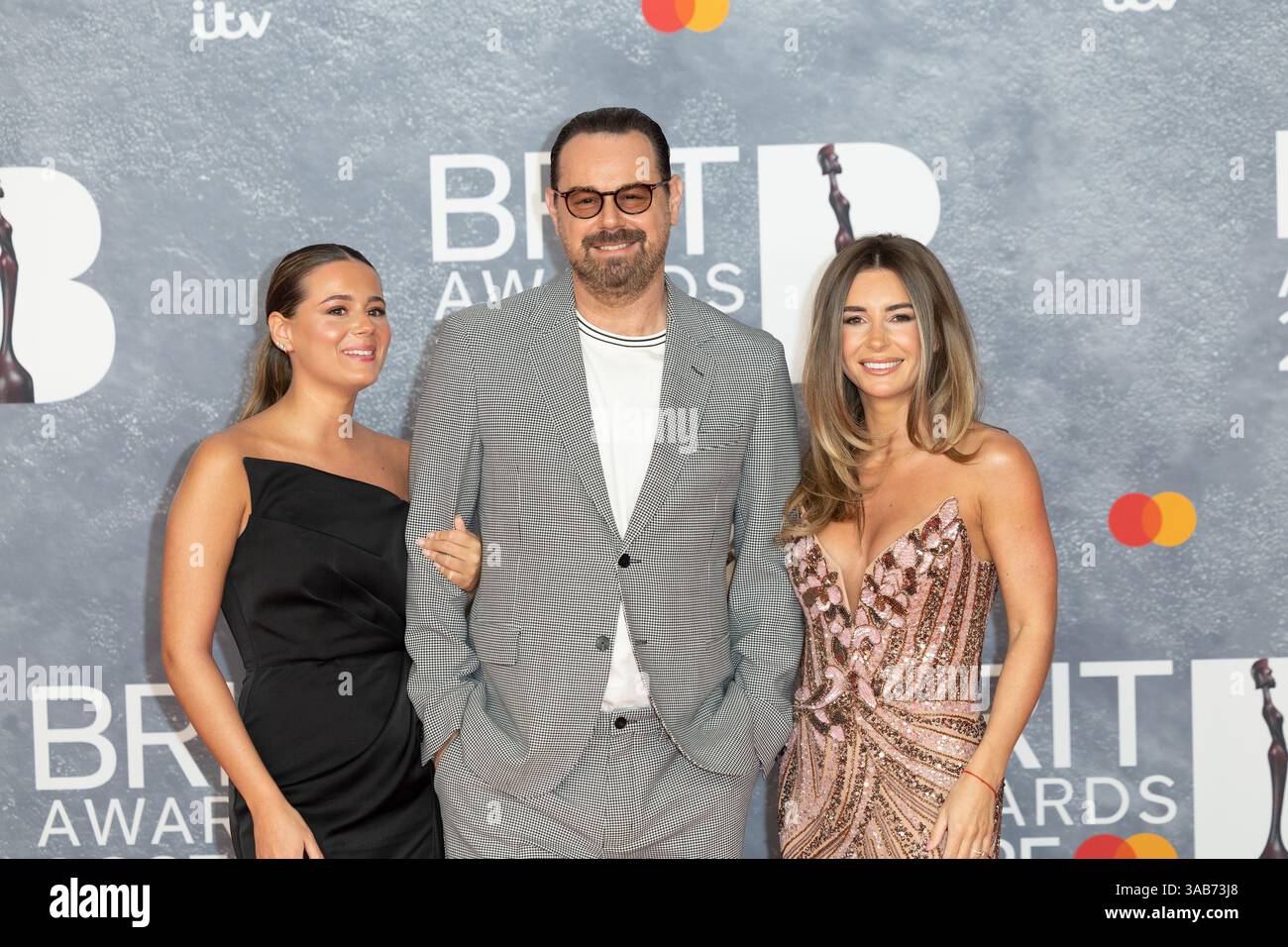 Celebs and guests attend the Brit Awards 2025 at the 02 Arena Featuring ...