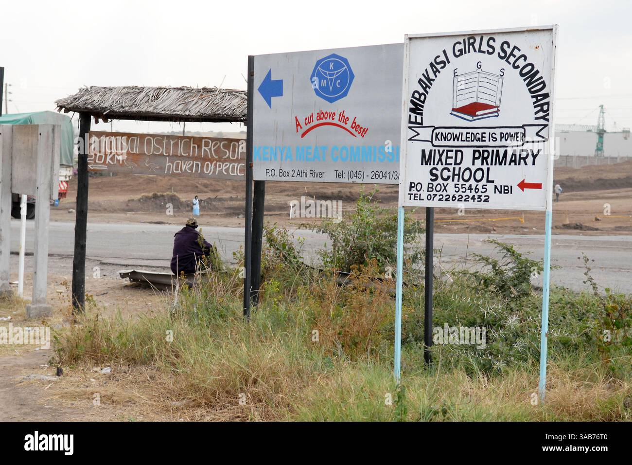 Large and small vehicles fight for road space on the dangerous mud ...
