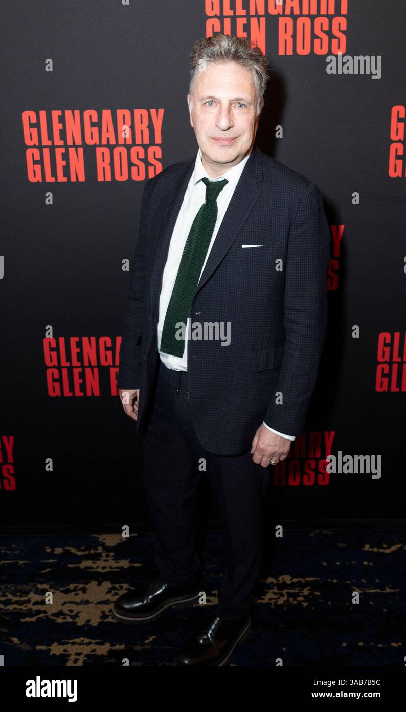 Patrick Marber attends press line after the opening night of Broadway ...