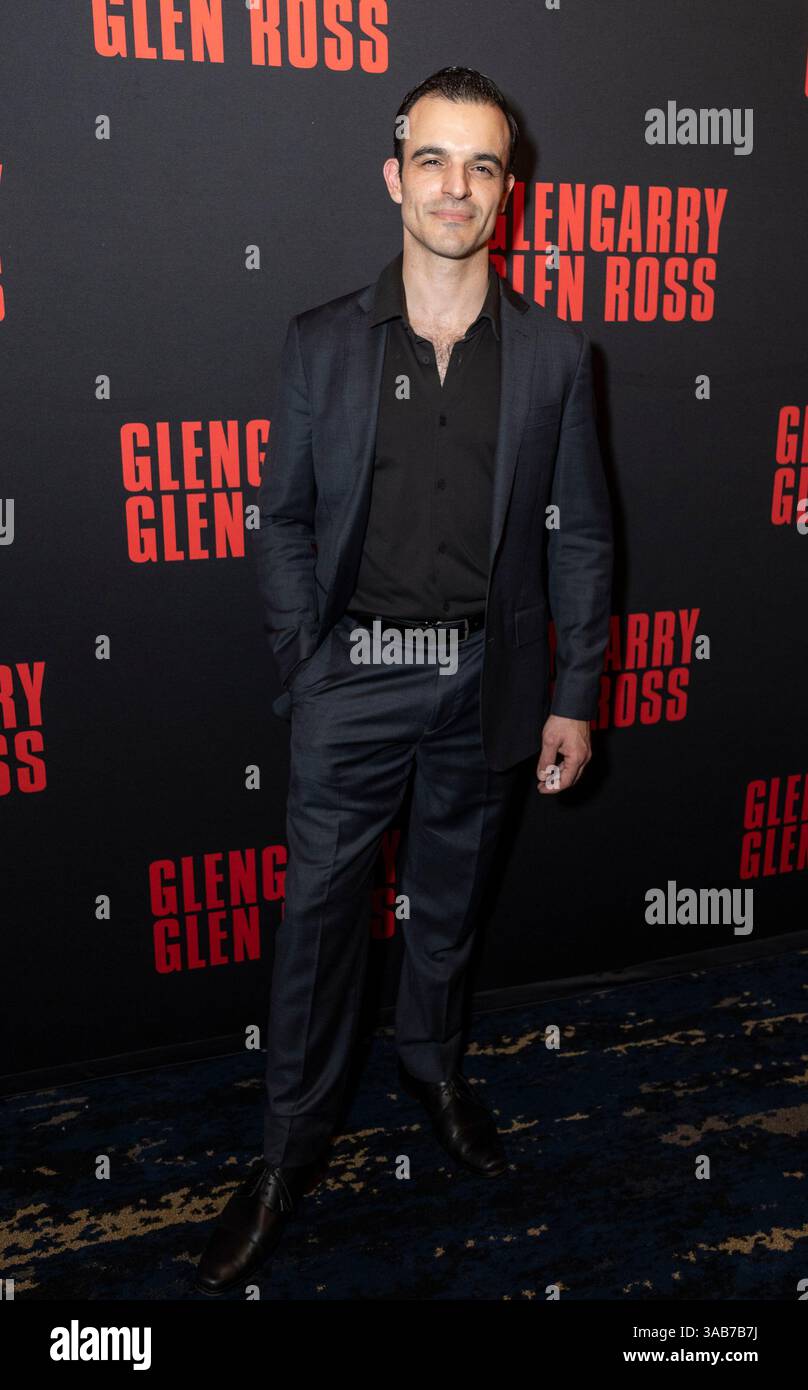 Alex Purcell attends press line after the opening night of Broadway ...