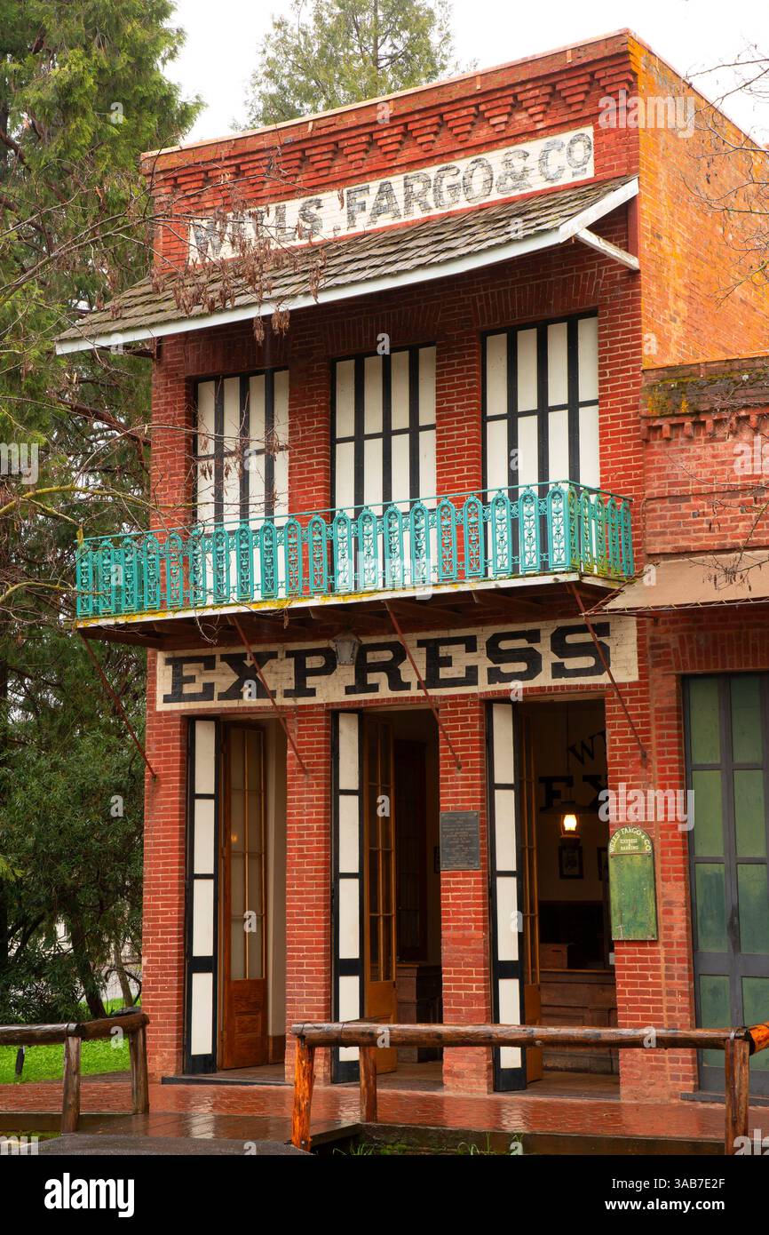 Wells Fargo Building, Columbia State Historic Park, California Stock ...