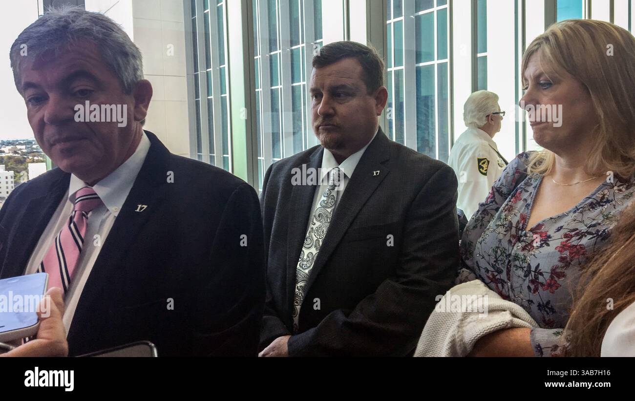 March 7, 2018 - FL, USA - Jim Lewis, attorney for James and Kimberly ...
