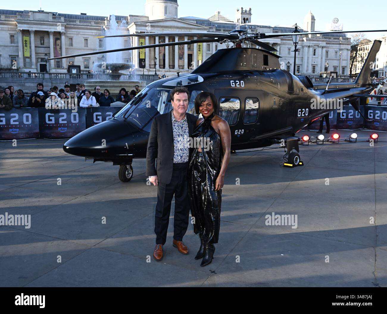 London, UK. April 1st, 2025. Douglas Hodge and Viola Davis at the G20 ...