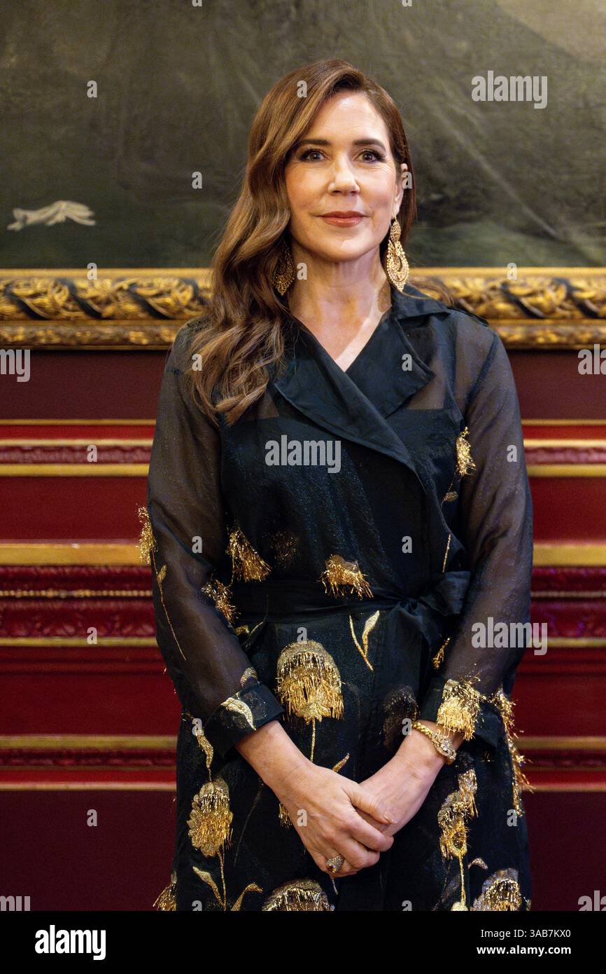 Queen Mary during the Return Dinner at Le Grand Hotel in Paris during ...