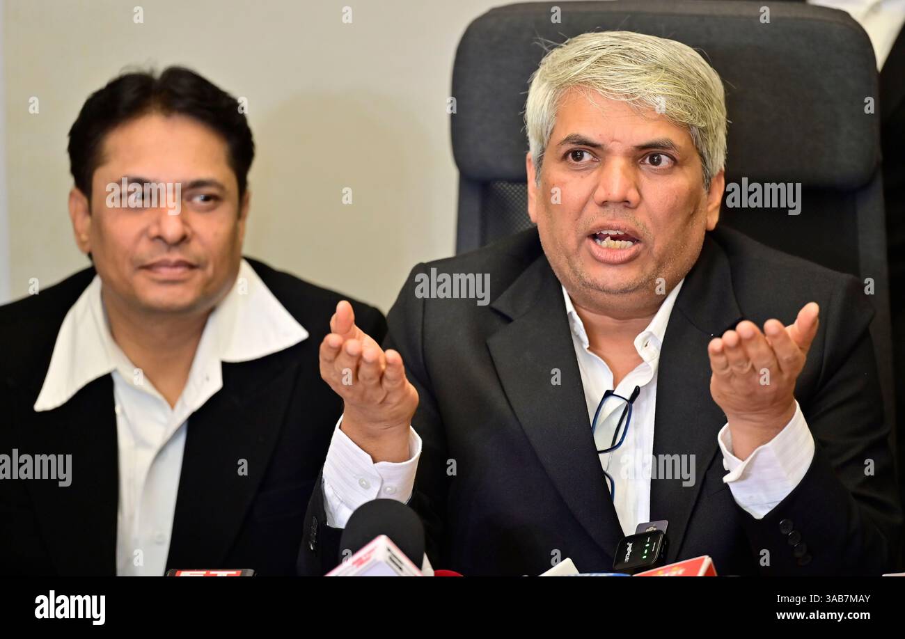 MUMBAI, INDIA - APRIL 1: Advocate Nilesh Ojha, representing Disha ...