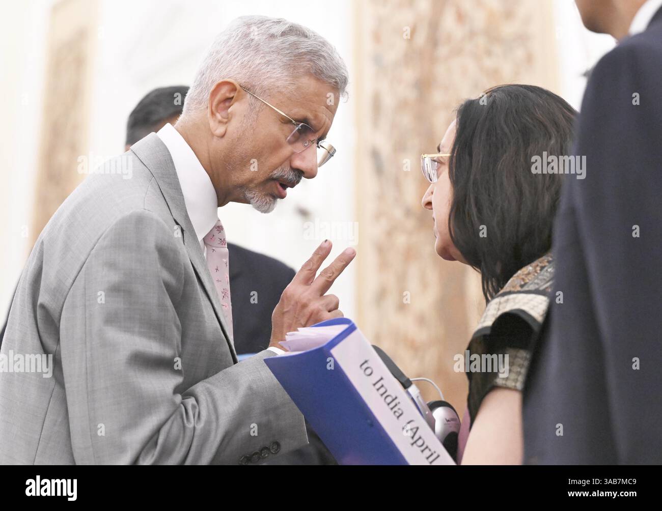 New Delhi, India. 01st Apr, 2025. NEW DELHI, INDIA - APRIL 1: External ...