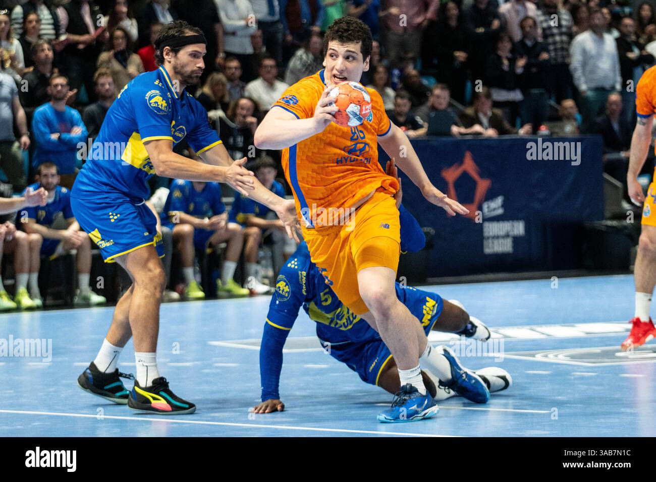 Ricardo Brandao of Porto during the EHF European League, Play-offs, round of 16, 2nd leg ...