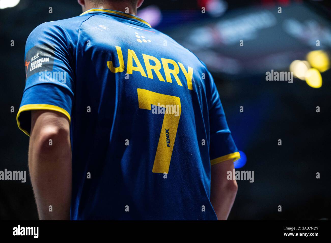 Teo Jarry of Toulouse during the EHF European League, Play-offs, round of 16, 2nd leg handball ...