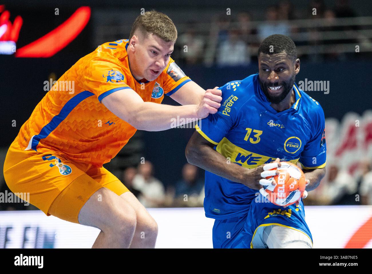Bakary Diallo of Toulouse during the EHF European League, Play-offs ...