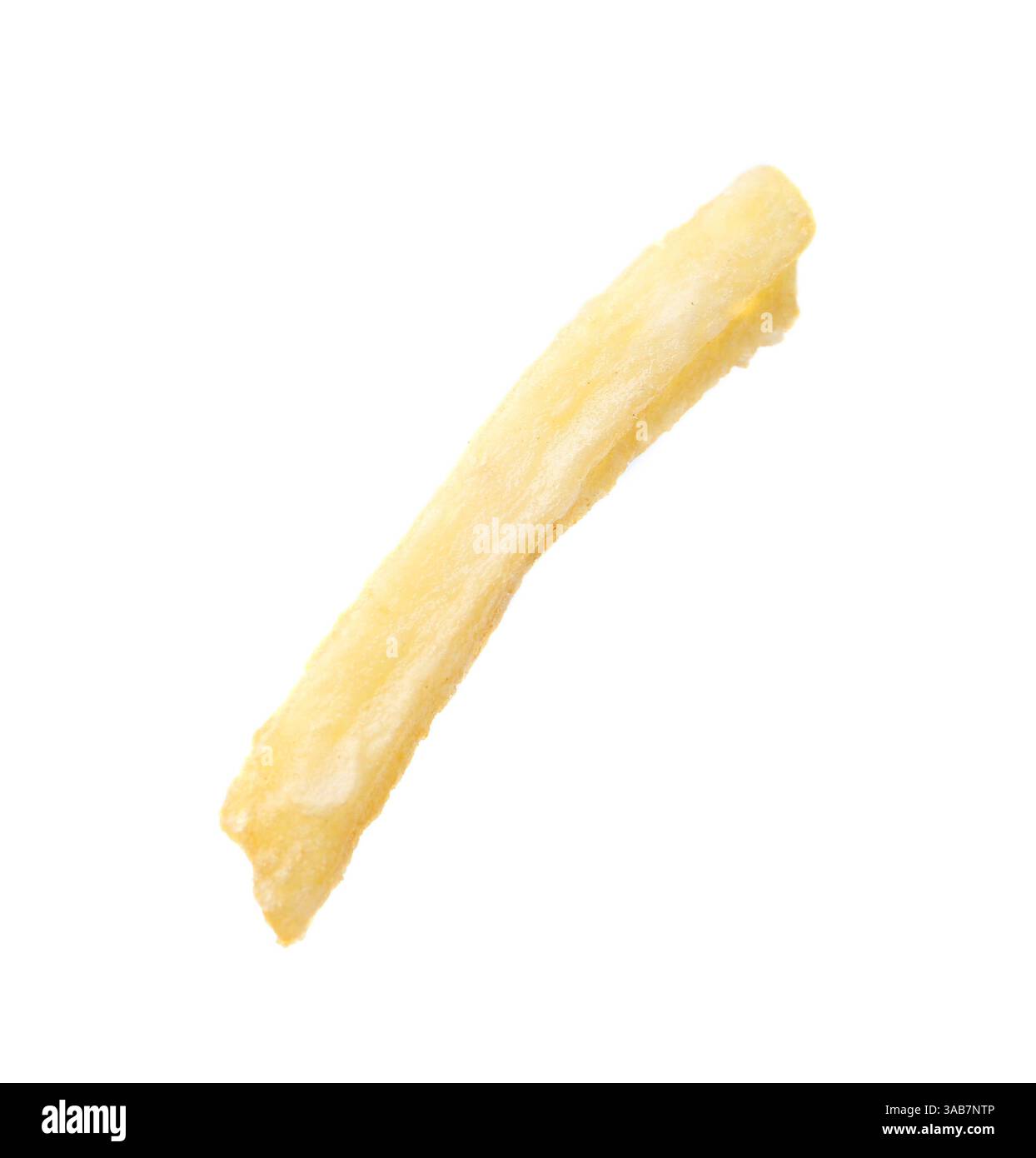 One delicious French fry isolated on white Stock Photo - Alamy