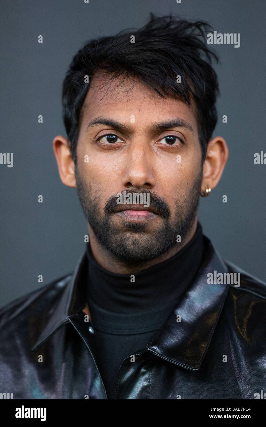 Lawrence Valin attending the Opening Red Carpet of the 5th Reims Polar ...