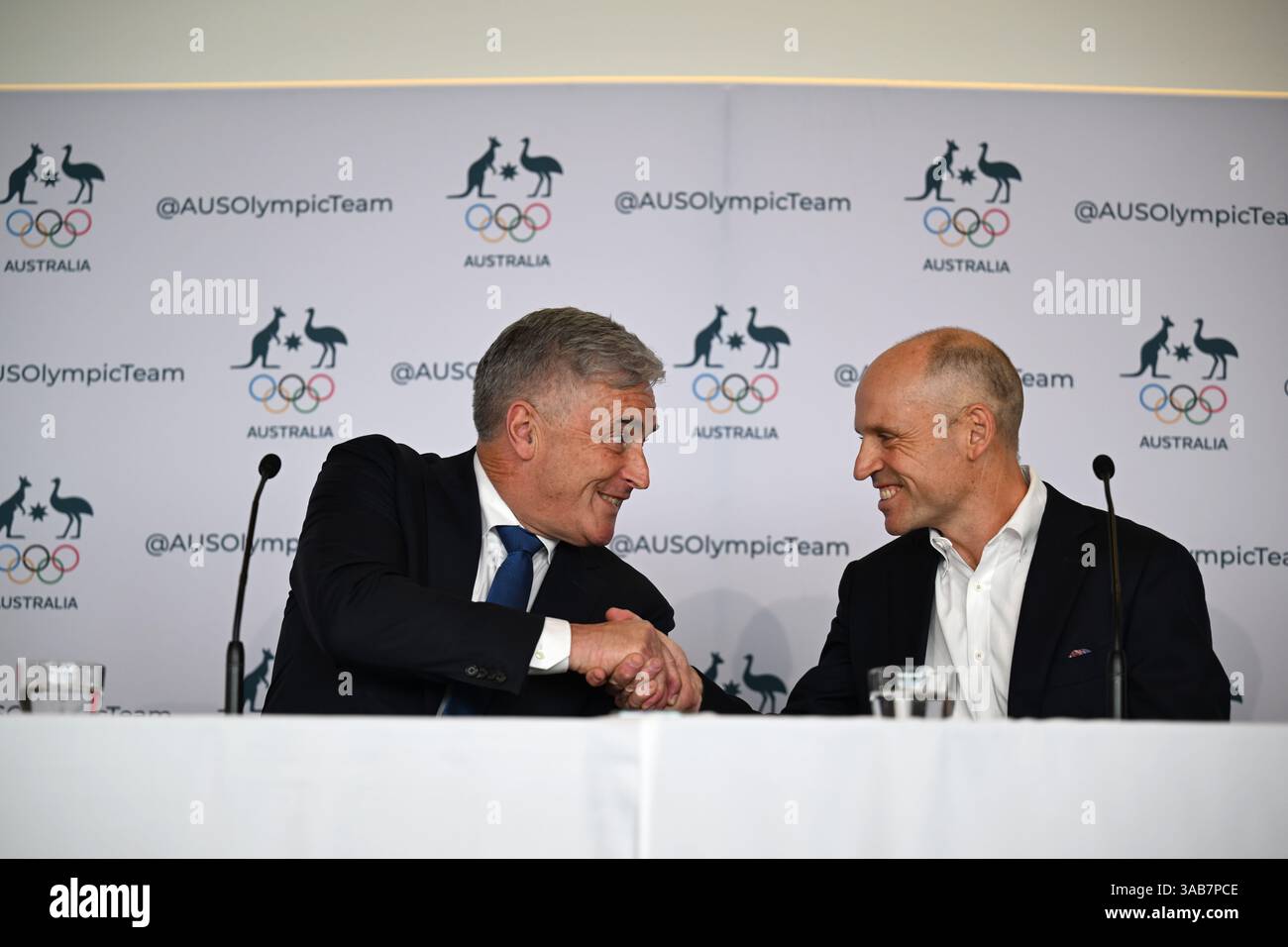 Sydney, Australia. 02nd Apr, 2025. Newly appointed Australian Olympic ...