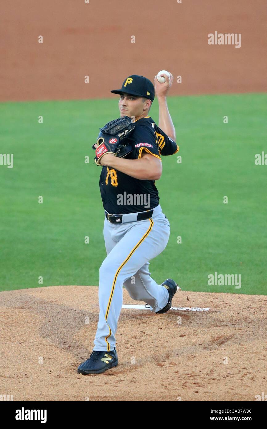 TAMPA, FL - APRIL 01: Pittsburgh Pirates Pitcher Thomas Harrington (78 ...