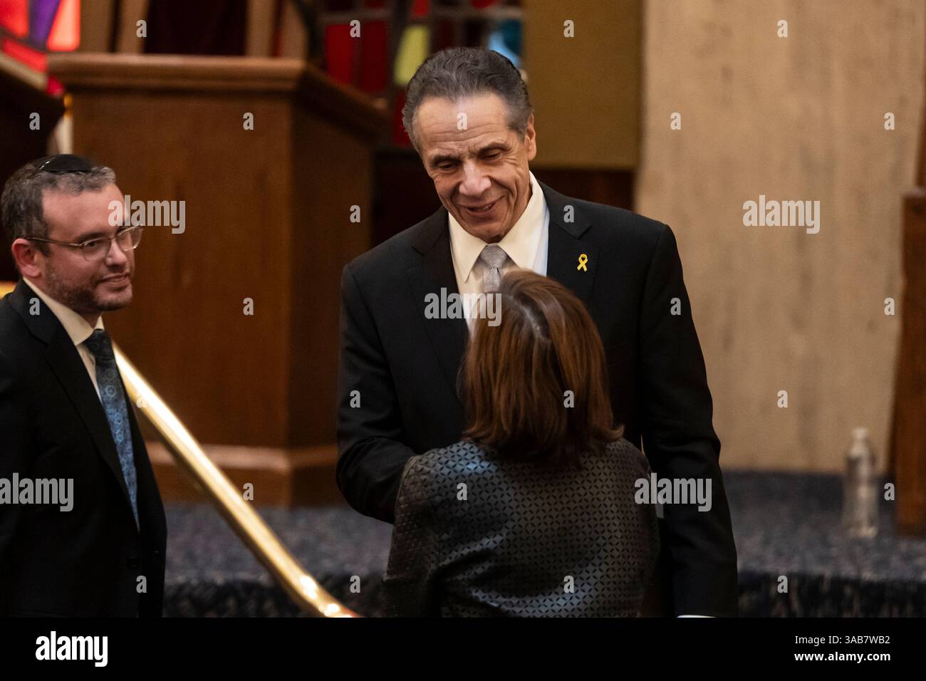 New York, NY, April 1, 2025: Former Governor Andrew Cuomo and mayoral ...