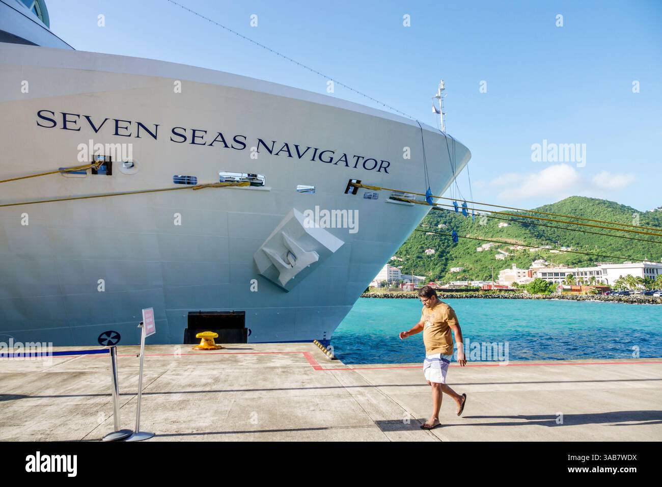 Road Town Tortola,British Virgin Islands BVI,Road Harbour harbor,Cyril ...