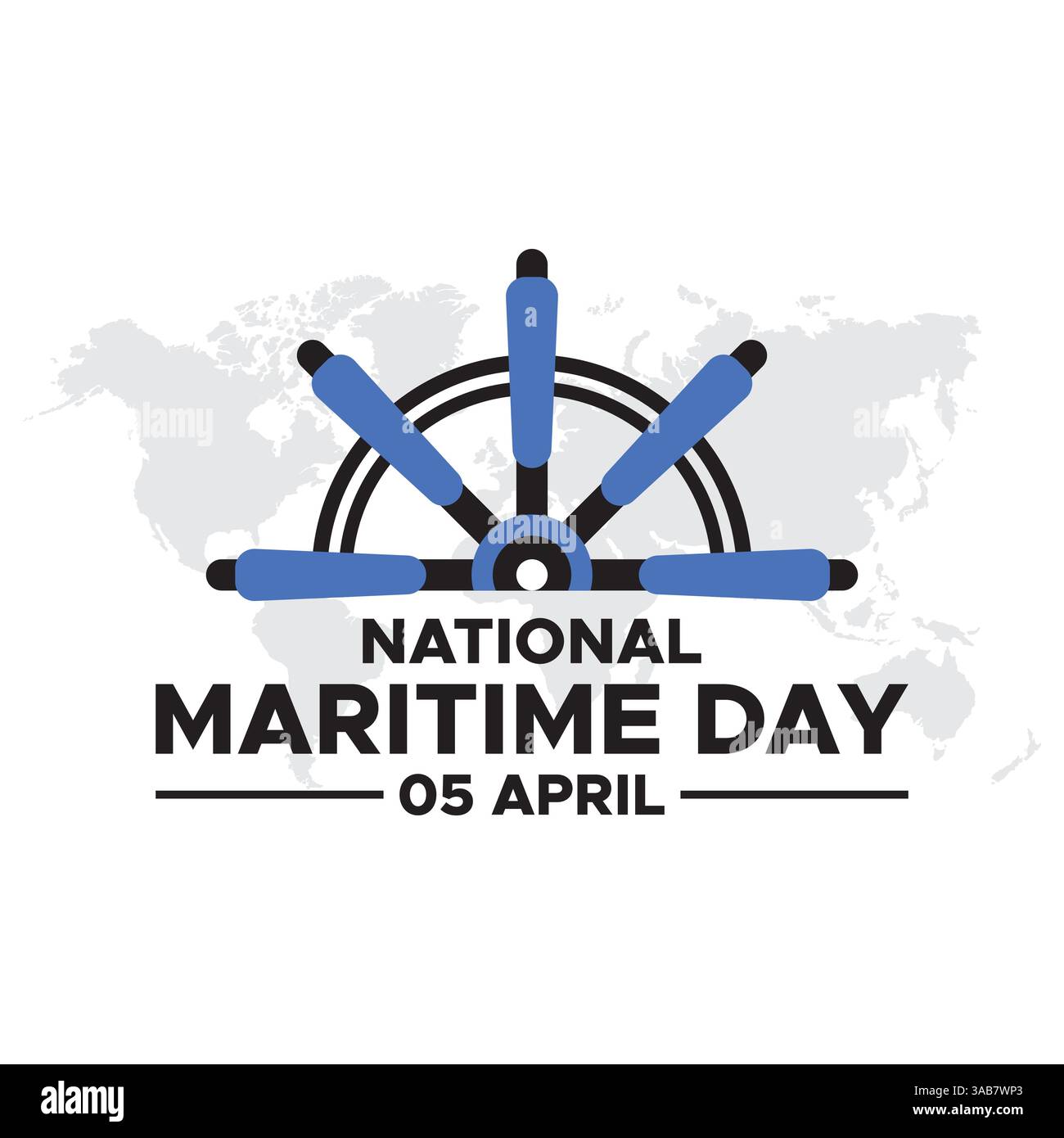 National Maritime Day Vector Template Design. National maritime day ...