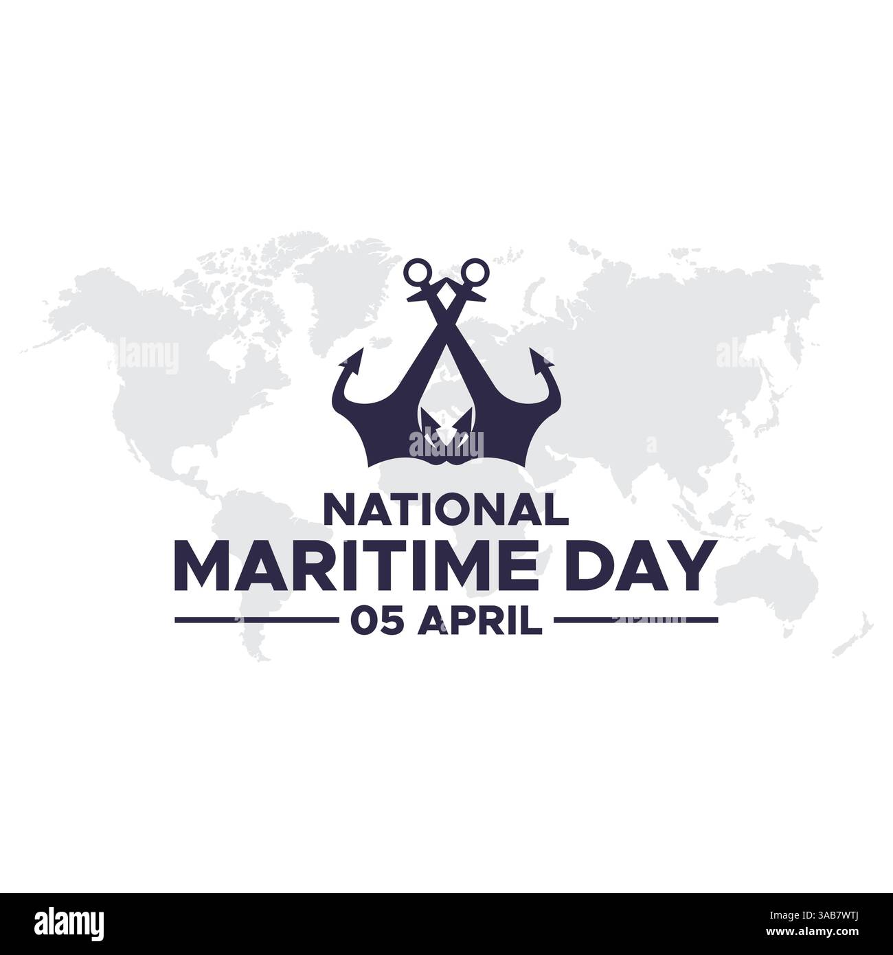 National Maritime Day Vector Template Design. National maritime day ...