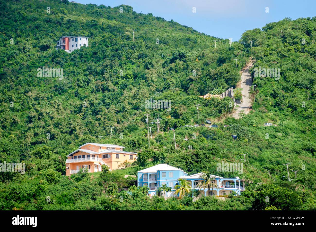 Road Town Tortola,British Virgin Islands BVI,Baughers Bay,central ...
