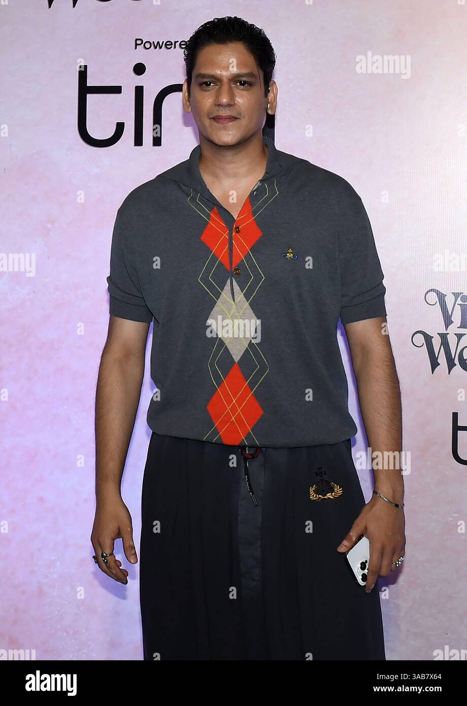 Bollywood actor Vijay Varma poses for a photo as he arrives for a ...