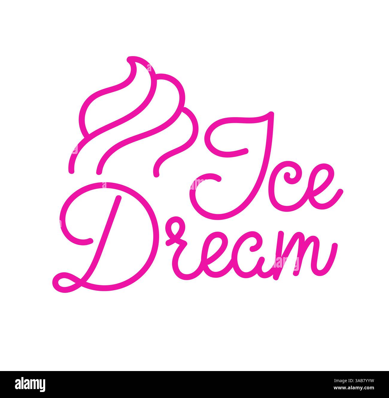 Delightful ice cream logo designed for a summer treat shop located in a ...