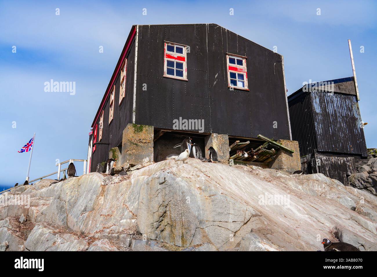 Bransfield House of Port Lockroy, a historic British base located on ...