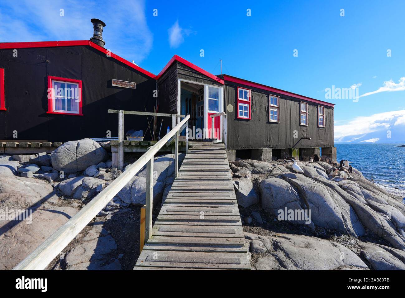 Bransfield House of Port Lockroy, a historic British base located on ...