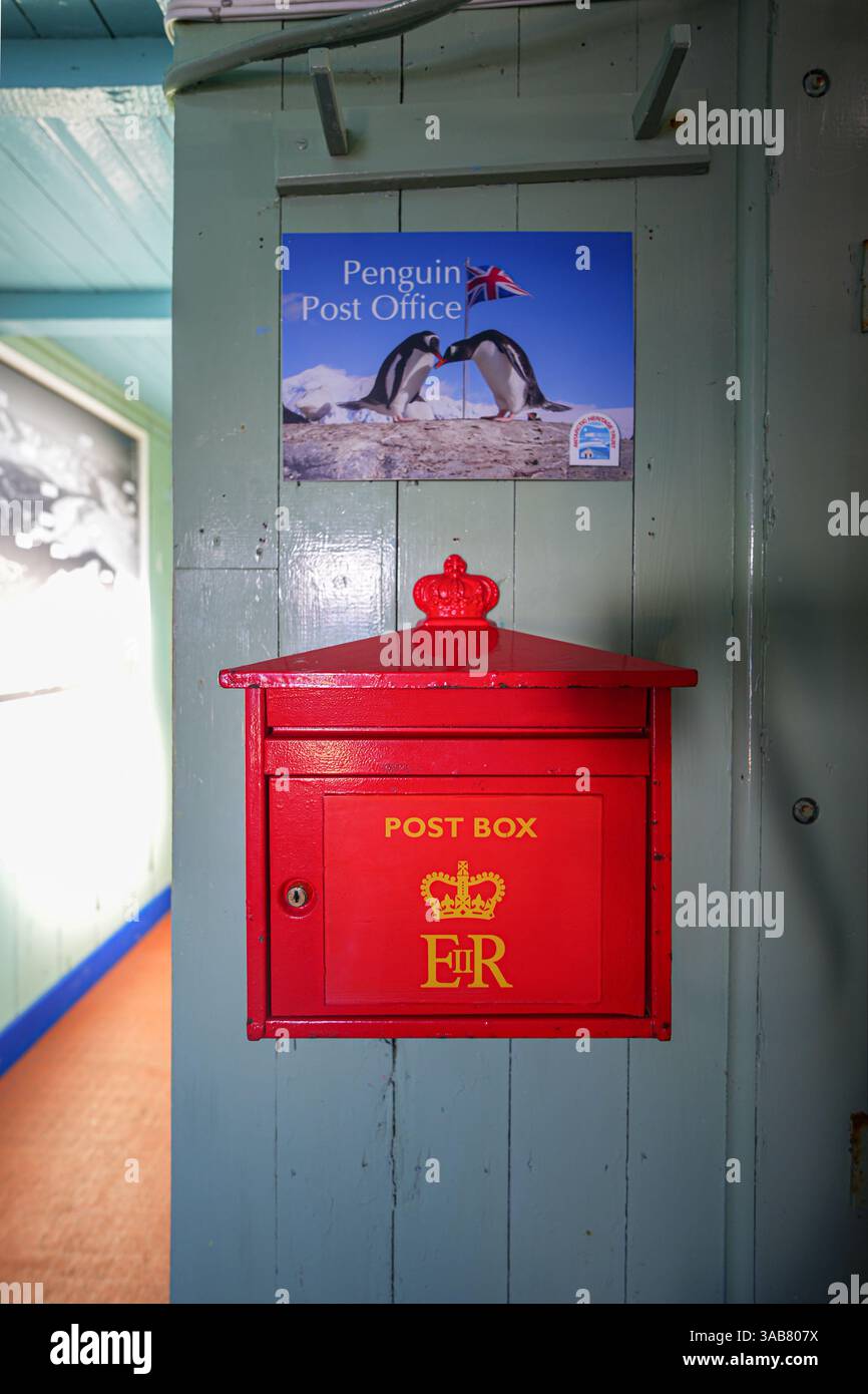 Mailbox of the Penguin Post Office, the southernmost in the world ...