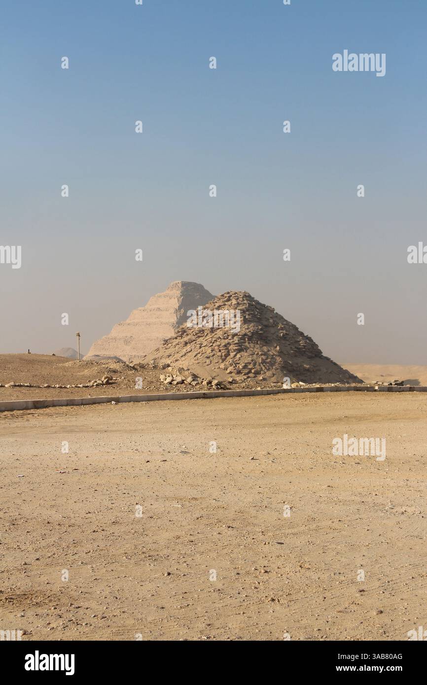 Step Pyramid of Djoser (or Djeser and Zoser) at Saqqara, Egypt Stock Photo - Alamy