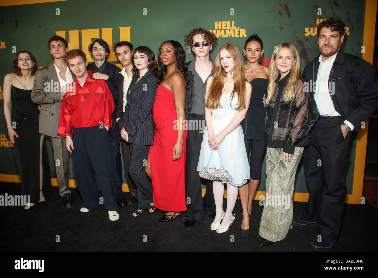 Actors Julia Lalonde, from left, Matthew Finlan, Fred Hechinger, Finn ...