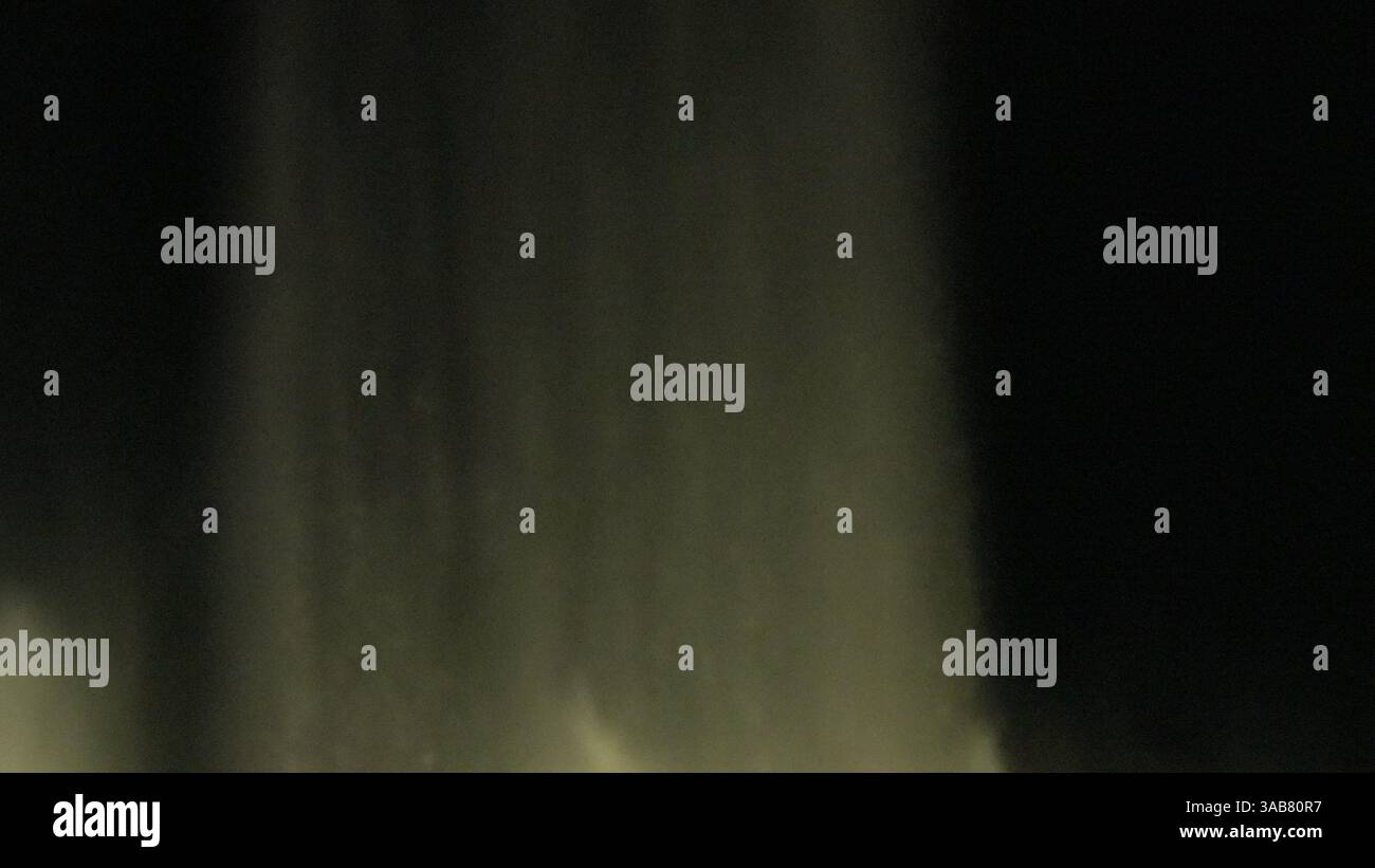 Waterfall Night Photography Illumination: Cascading water, dark ...