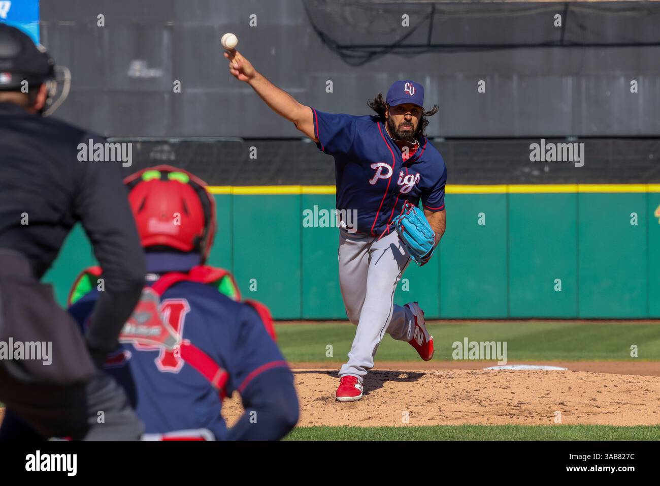April 1st 2025: Lehigh Valley Iron Pigs pitcher Nabil Crismatt (61 ...