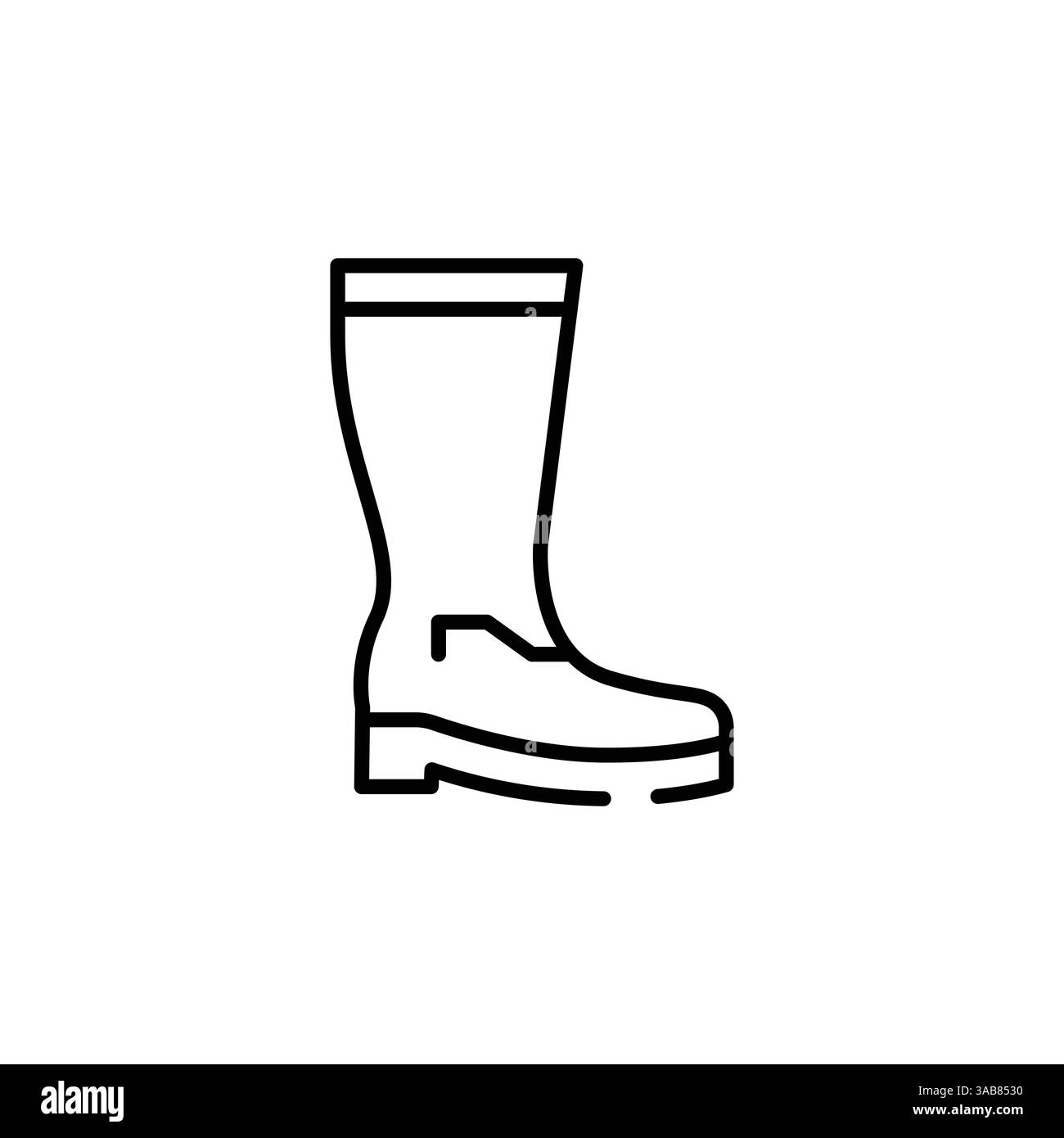 Rubber Boot Icon. Simple rubber boot icon for social media, app, and ...