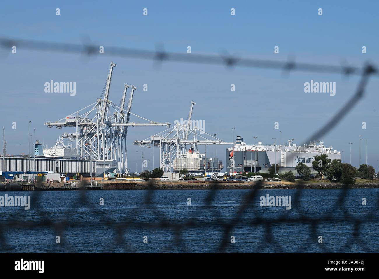 Generic image of part of the port of Melbourne in Melbourne, Wednesday ...