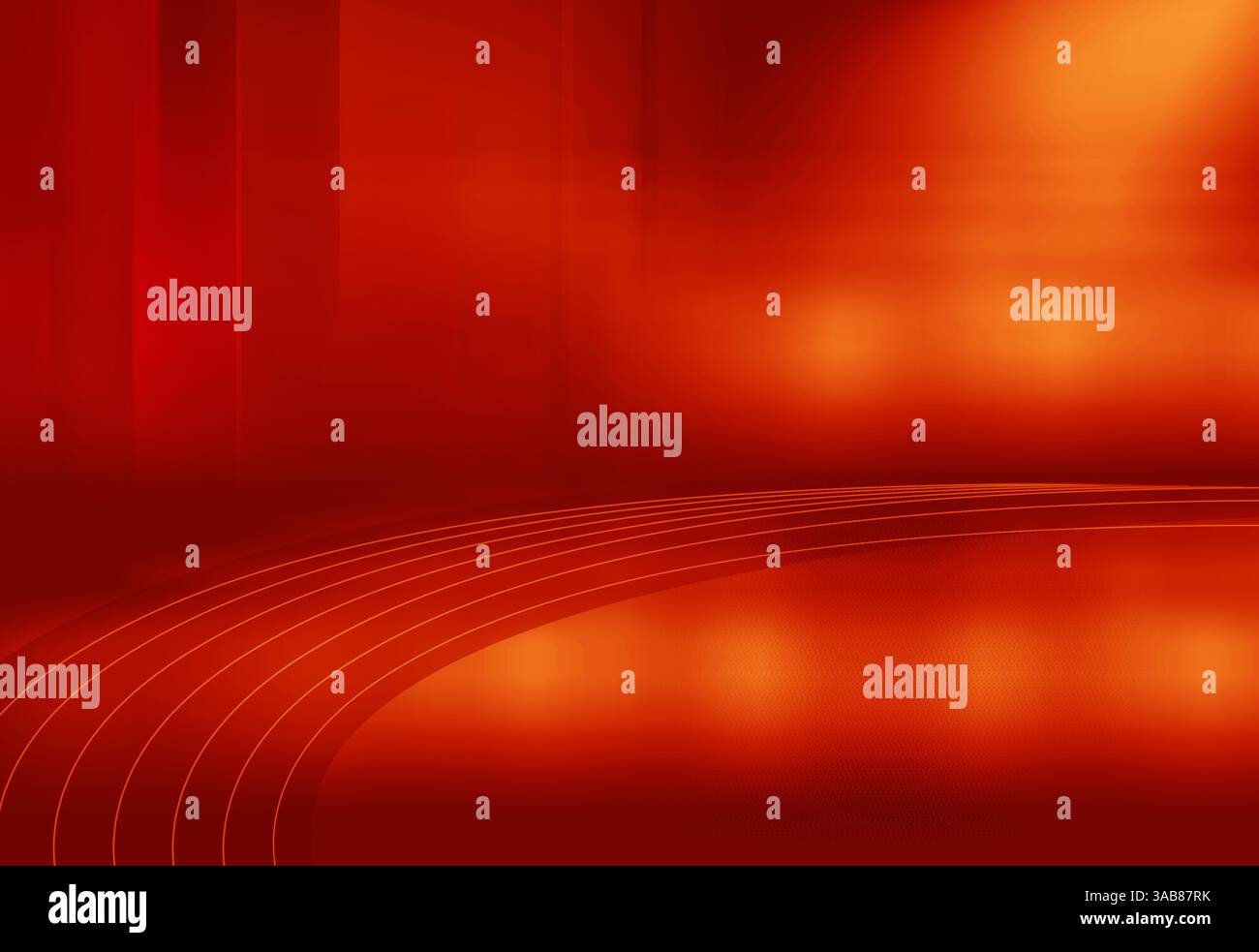 Abstract red theme background with round ground Stock Photo - Alamy