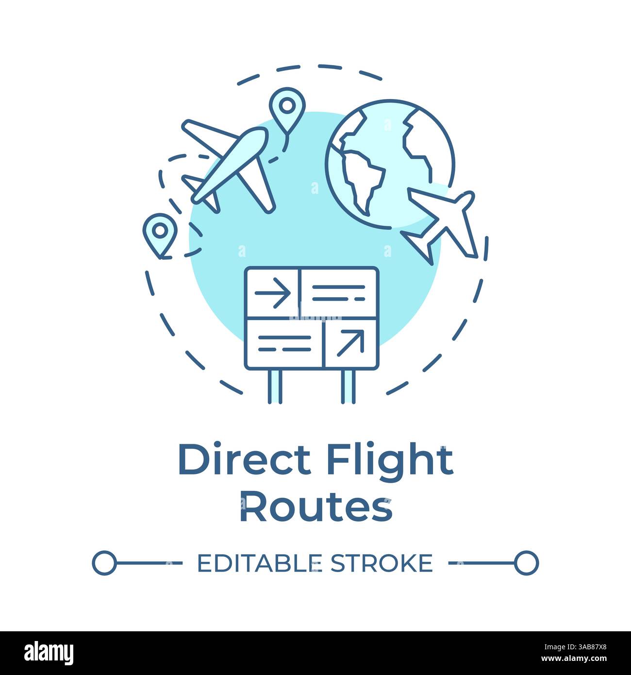 Direct flight hi-res stock photography and images - Alamy