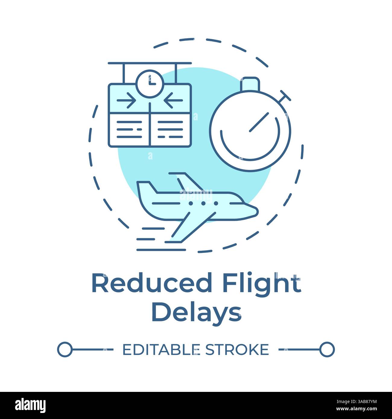 Flight delays Stock Vector Images - Alamy