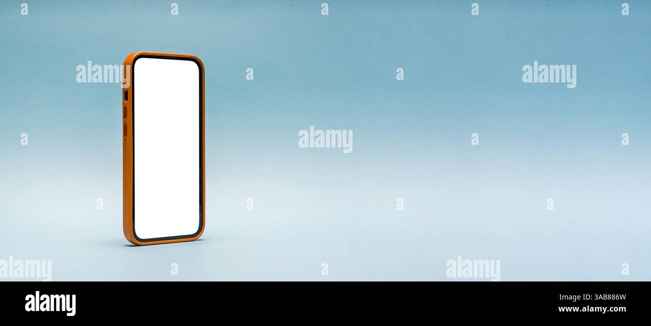 Blank mock up smartphone hi-res stock photography and images - Alamy