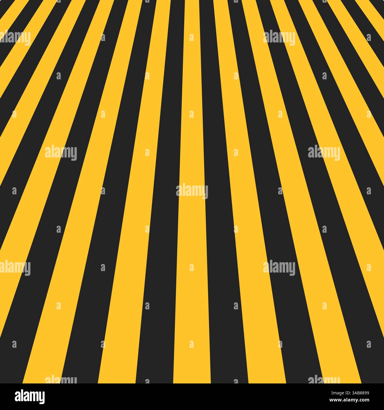 Abstract warning stripes perspective dynamic yellow black industrial ...