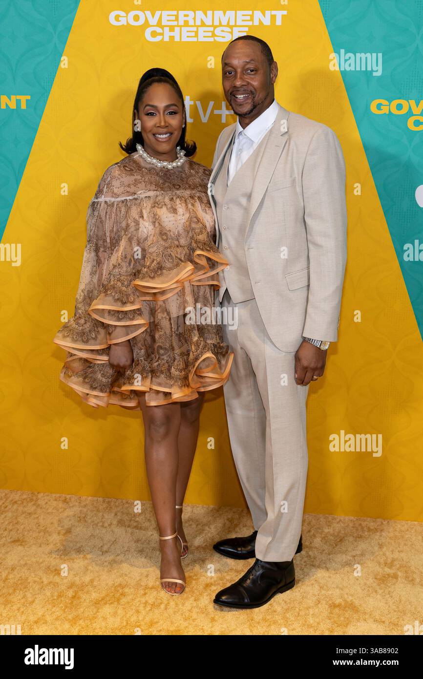 Simone Missick and Dorian Missick attend the arrivals of the Los ...