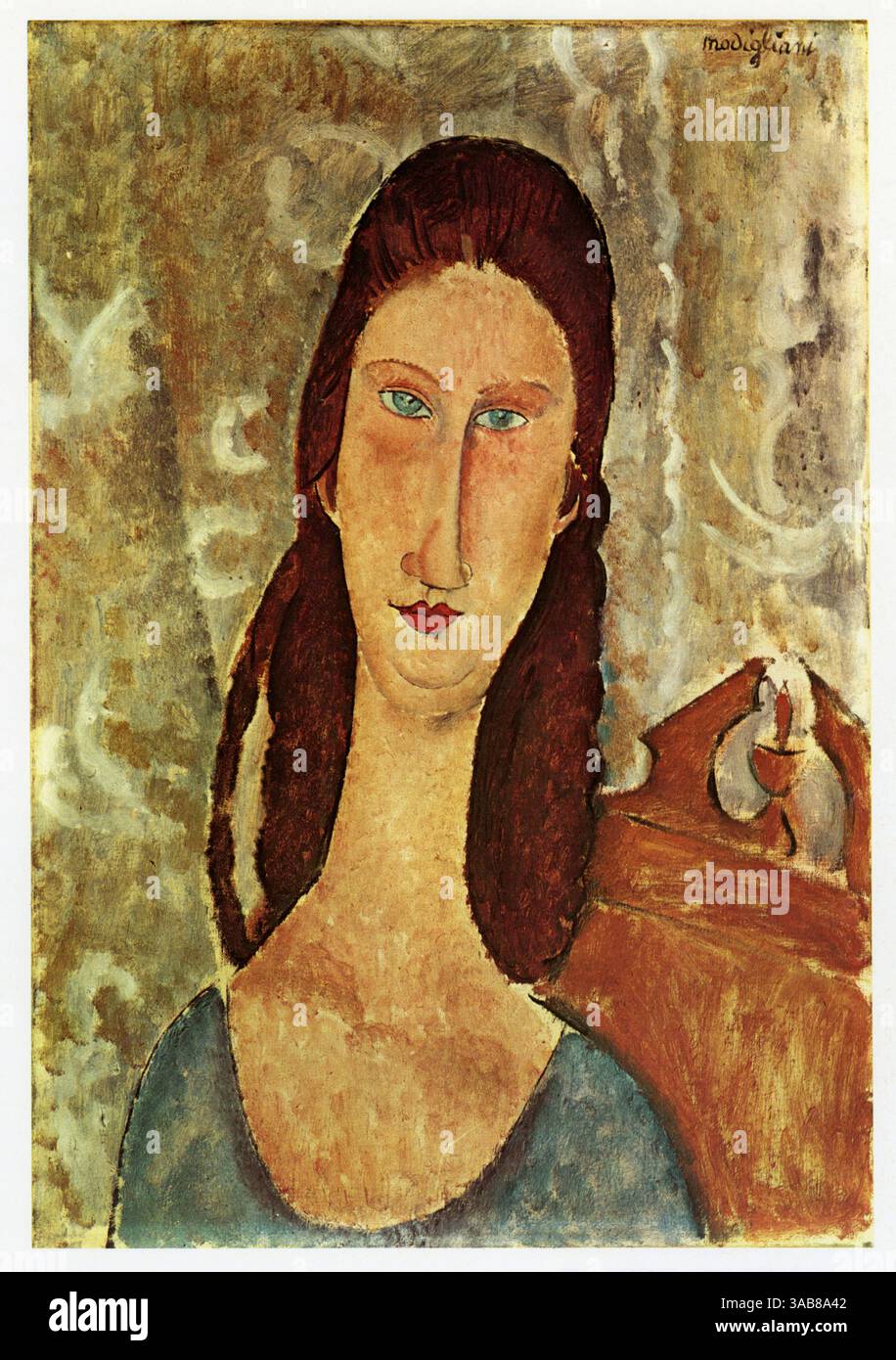 Amedeo Modigliani. PORTRAIT DE JEANNE HÉBUTERNE Stock Photo - Alamy