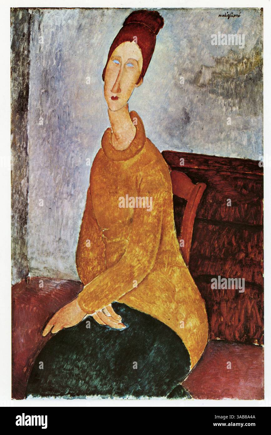 Amedeo Modigliani. .PORTRAIT DE JEANNE HÉBUTERNE Stock Photo - Alamy